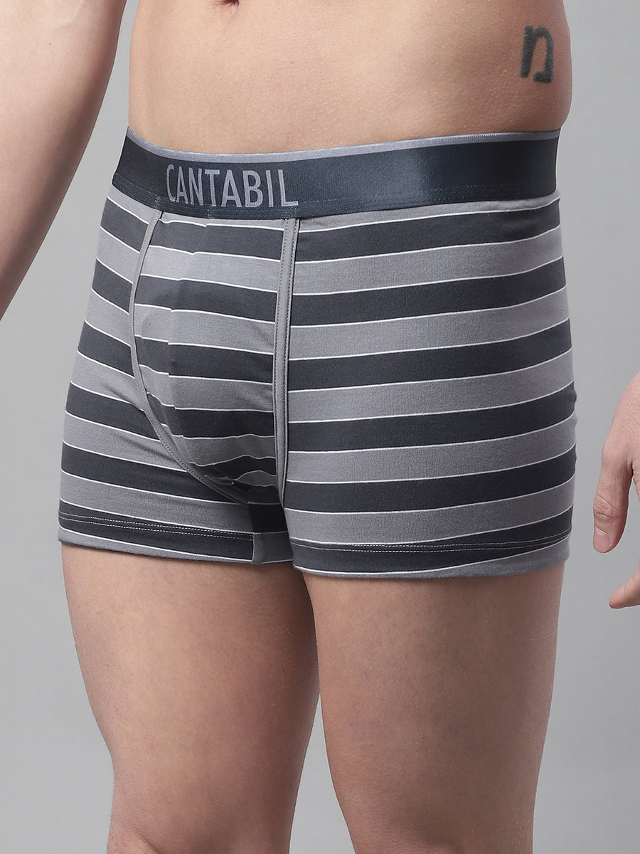 Cantabil Men Pack of 3 Grey Brief